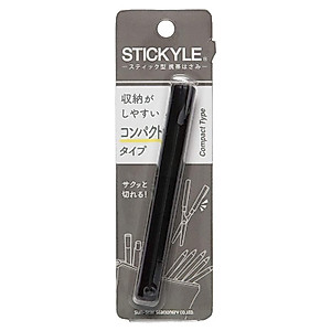 SUN-STAR STICKYLE Scissors (Compact) [Black x Black] (Japan Import) S3791866