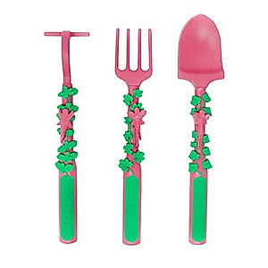 Constructive Eating - Toddler Utensils Made in USA - Garden Silverware for Toddlers - Garden Utensils for Kids - Toddler Utensils 2 Year Old - Toddler Silverware - Constructive Eats