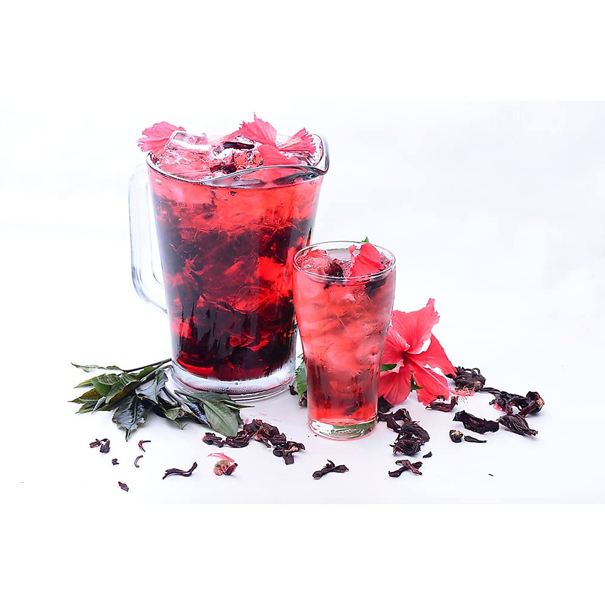 Walters Bay Raspberry Hibiscus Herbal Iced Tea, 12 Count, Quart Sized Tea Bags, Unsweetened, Raspberry Flavored, Herbal Iced Tea, No Caffeine