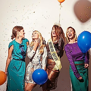 Tiaras for Women KICOSY Birthday Crown for Women Birthday Tiara for Girls Birthday Queen Tiara and Sash Set Rhinestone Crown Birthday Queen Sash Birthday Gifts Birthday Decorations for Women