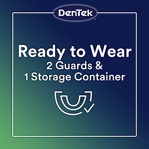 DenTek Comfort-Fit Dental Guard For Nighttime Teeth Grinding, Comfort-Fit Guard, 2 count(Pack of 1)