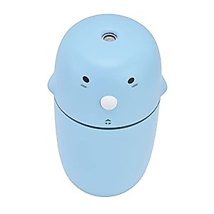 BRDI Air Cleaner, Mini Portable 2 Modes Air Purifier LED Lighting USB Rechargeable Big Spray with USB Cable for Car for Office for Home(Blue)