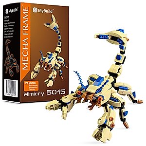 MyBuild Mecha Frame Sc-Fi Mimicry 5015 Scorpion-Like Alien, Imaginative Construction Building Bricks