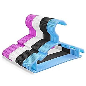 Baby Clothes hungers, Plastic Toddler Clothes Rack, Baby Hangers for Closet, Children's Clothing Organizer 40 Pieces.