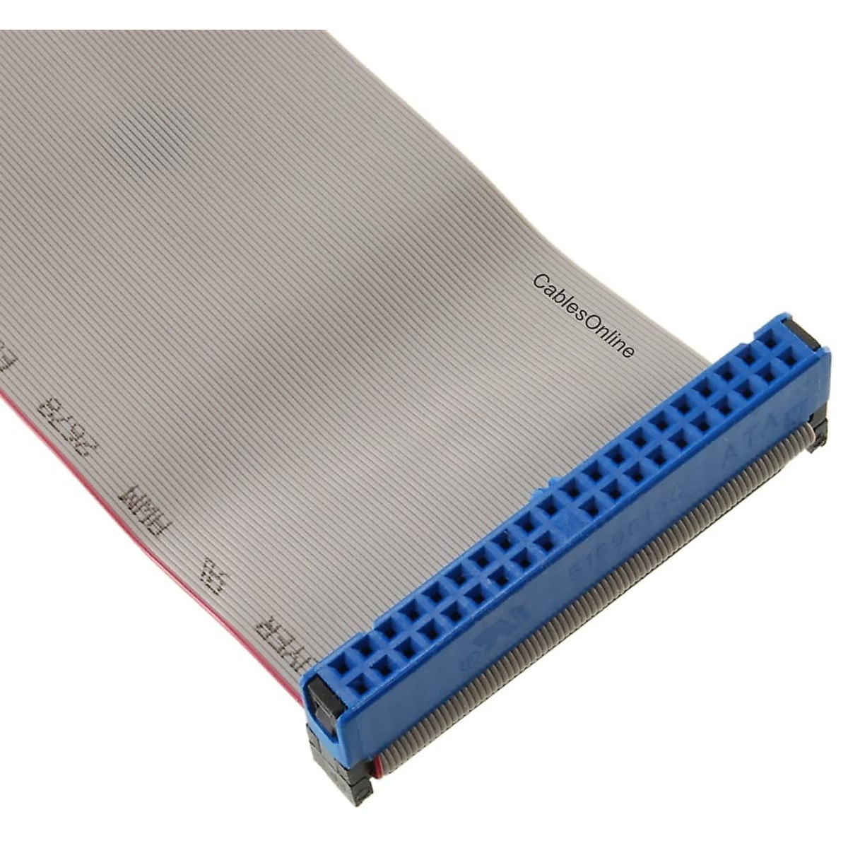 CablesOnline, 24-inches 40-Pin/80-Wires Ultra ATA 2-Drive 3-Connectors IDE Ribbon Cable, FI-U02