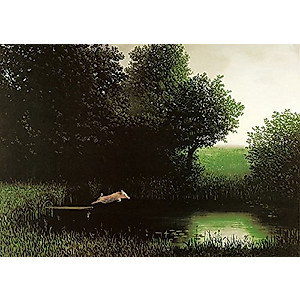 Picture Peddler Diving Pig Michael Sowa Art Print Diving Dock Funny Poster 24x30