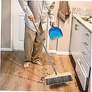 UTHCLO Bristle Broom Soft Handmade Broom Vintage Broom Household Cleaning Brushes Tile Cleaning Brush Rustic Broom Natural Broom Tile Surface Broom Household Broom Brooms Plastic Black