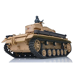 TOUCAN RC HOBBY Heng Long Tk7.0 1/16 Remote Control Tank Ir Bb Shoots Military Armored Car Smoke Effect (3849 Plastic Version)