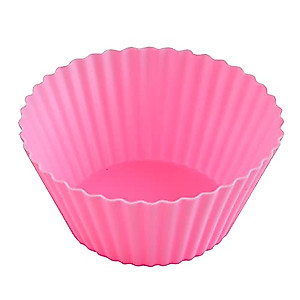 Silicone Cupcake Cups Pack of 24.Reusable Silicone Baking Cups,Multicolor Muffin Liners .Resistance High Temperature. Silicone Cups for Baking