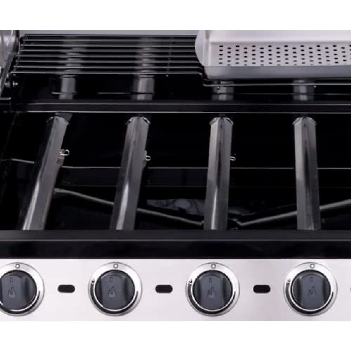 Uniflasy Grill Heat Plates Replacements for Charbroil Performance 463448021 463449021 463365021 5-Burner Grill 463351021 463352521 4Burner Gas Grill Stainless Steel Heat Shields Burner Covers 5Pack