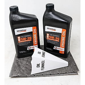 Generac A0001412874 5W20 Full Synthetic Engine Oil Quart (Pack of 2)