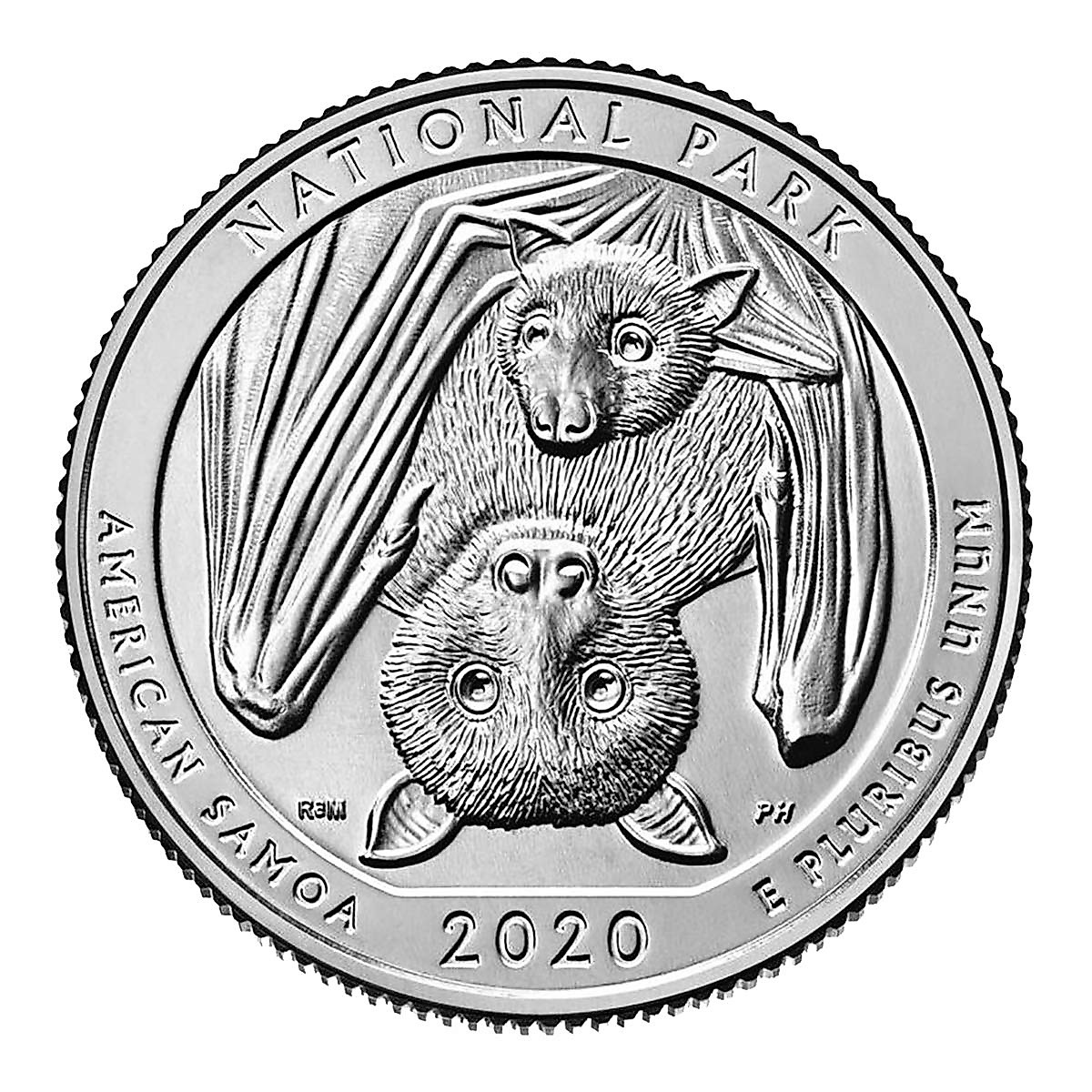 2020 P Bankroll of 40 - American Samoa National Park Quarter Uncirculated