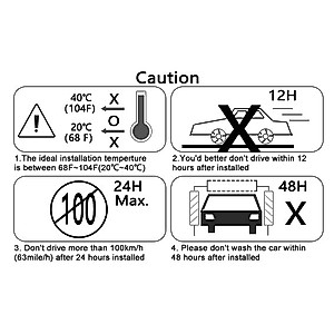 Outside Mount Window Visors Sun Rain Guards Deflectors fit 2009-2014 Ford F-150 SuperCrew 2010-2014 SVT Raptor SuperCrew