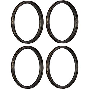 Vivitar +1 +2 +4 +10 Close-Up Macro Filter Set with Pouch (58mm)