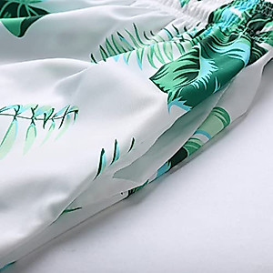 DUOWEI Long Suit Jacket for Men Men Spring Summer Suit Casual Beach Tropical Casual Button Down Short Men Costume Tuxedo Green