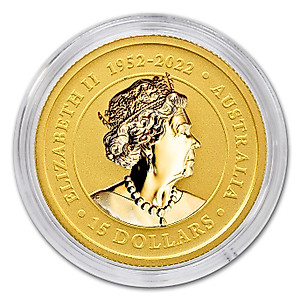 2023 AU 1/10 oz Australian Gold Kangaroo Coin Brilliant Uncirculated (in Capsule) with Certificate of Authenticity $15 BU