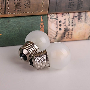 Sphoon G40 Low Watt LED Light Bulbs 1.5W Soft Warm White 2700K G14 Energy Saving Bulb 15 Watt Equivalent Lights Bulb Standard Base E26, Night Light for Bathroom, Bedroom, 150 Lumen, 90+ Ra, Pack of 6