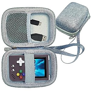 XEGIMOR Case Replacement for RG Nano Retro Handheld Game Console, Protective Storage Holder for Anbernic RG Nano Mini Handheld Game Console Accessories(Only Case) (Grey)