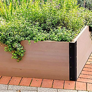 Amgate Set of 4 Raised Garden Bed Corner Brackets for 10"-12" Bed