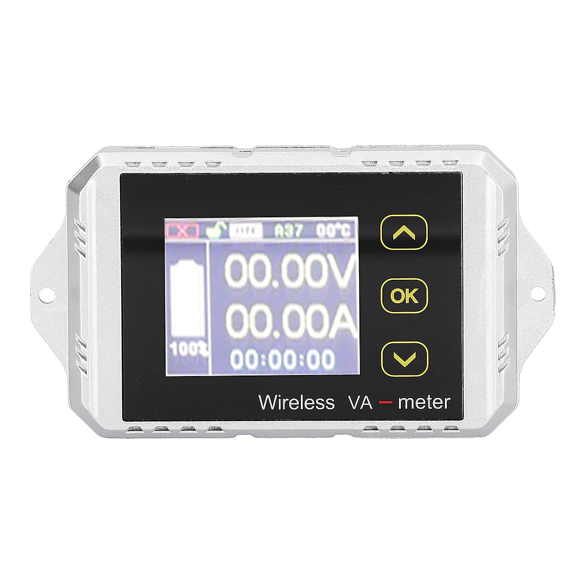 Battery Capacity Tester, VAT‑1300 Coulomb Time Meter DC Voltage Current Meter Amp Meter Gauges DC Multimeter for Voltage Current