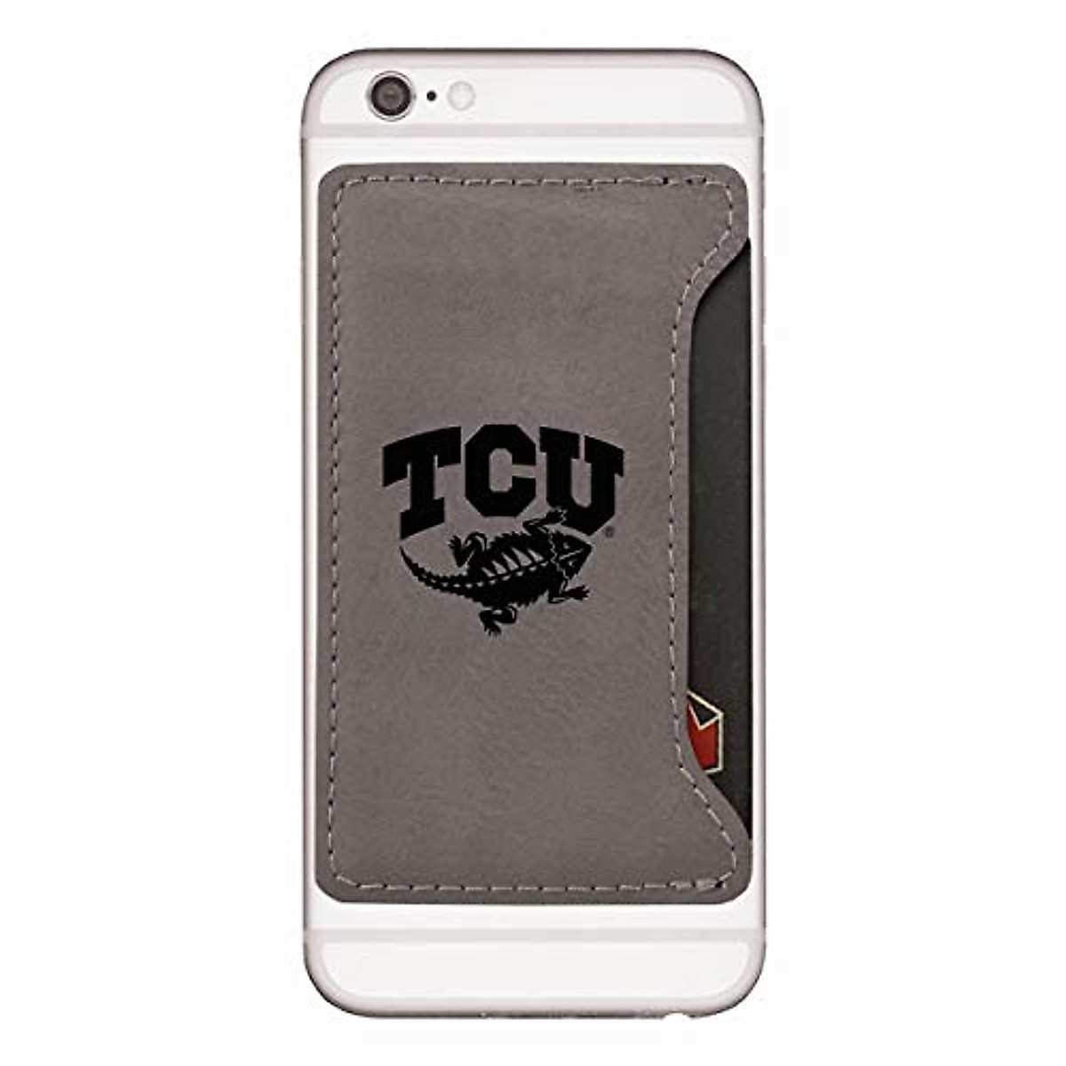 Cell Phone Card Holder Wallet - TCU Horned Frogs