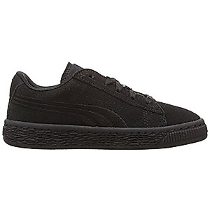 Puma Baby Girls Suede Classic Badge Sneaker, Black Black, 7 Infant
