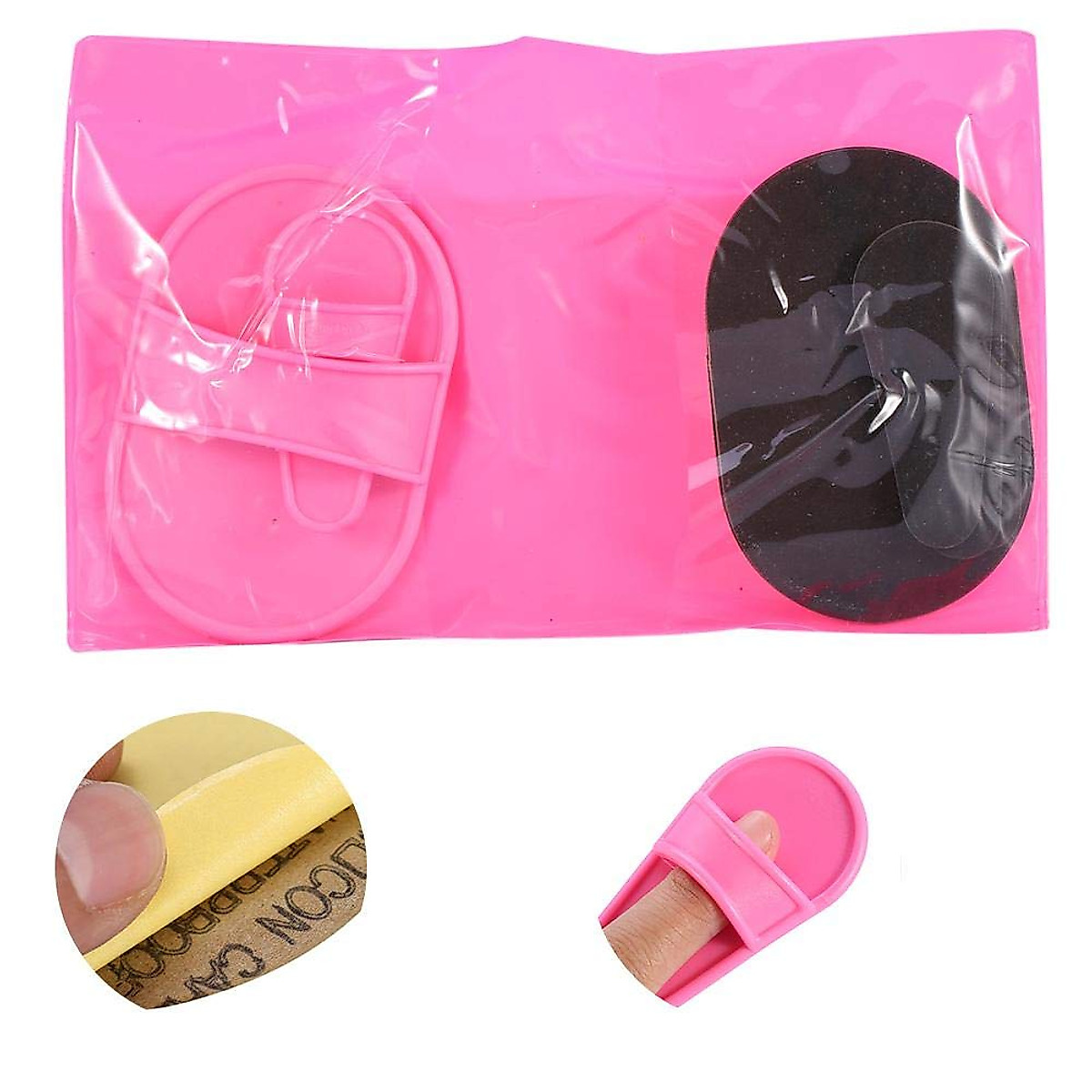 Brrnoo Smooth Away Portable Body Depilation Tool Set, Replacement Sanding Pads for Hair Removal