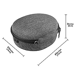 Kingshion Hard Headphone Case Compatible with Skullcandy Crusher Evo, Crusher ANC, Crusher 360, Hesh3 Wireless, Travel Carrying Bag for Venue Wireless ANC (Dark Grey)