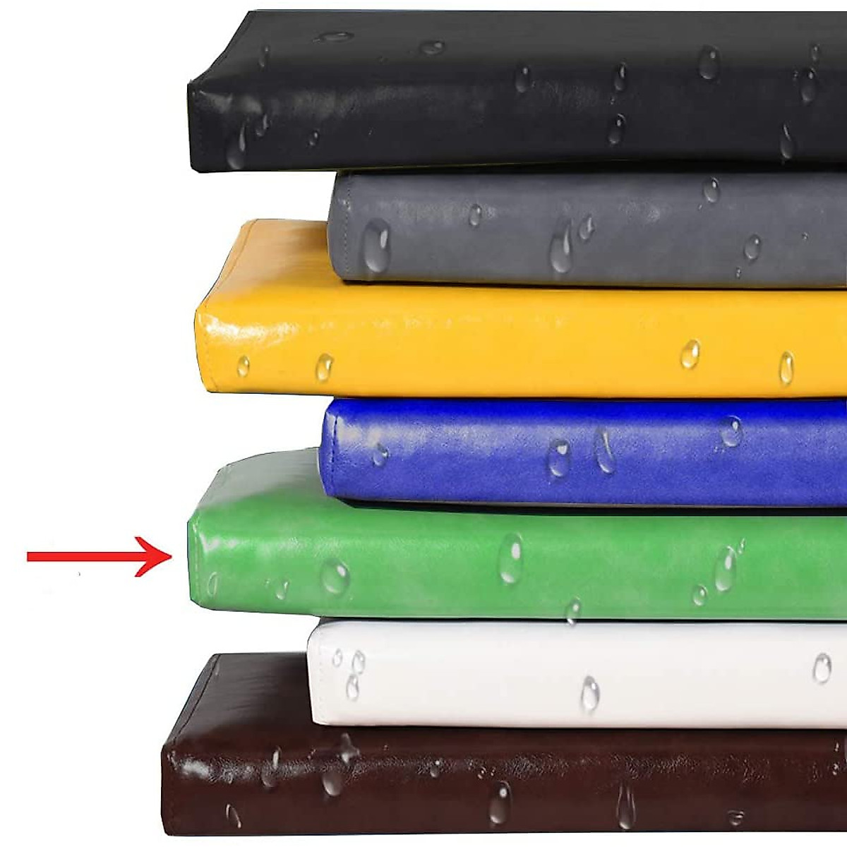 Faux PU Leather Piano Bench Cushions Non-Slip Bottom, Waterproof Sofa Settee Cushion, Soft Seat Pad for Kids Wooden Shoe Stool, Home Furniture Cushion 41 Inch