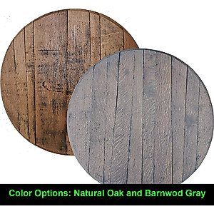 CBW Personalized Custom Beer Sign for Home Bar Tavern Pub Beer Mugs on Oak Barrel Lid Wall Art Whiskey Barrel Gift Man Cave Natural Wood Brown Large Wall Decor?