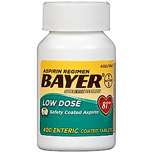 Bayer Low Dose Safety Coated Aspirin 81 mg ( 400 Count )IIIiii