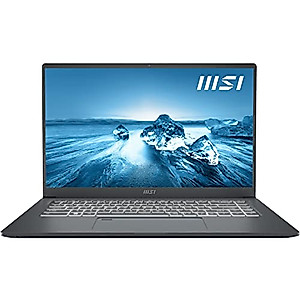 2022 MSI Prestige 15 A12UD-005 (i7-1260P, 16GB RAM, 2X 512GB NVMe SSD, RTX 3050Ti 4GB, 15.6" FHD, Windows 11 Pro) Professional Laptop - Carbon Gray