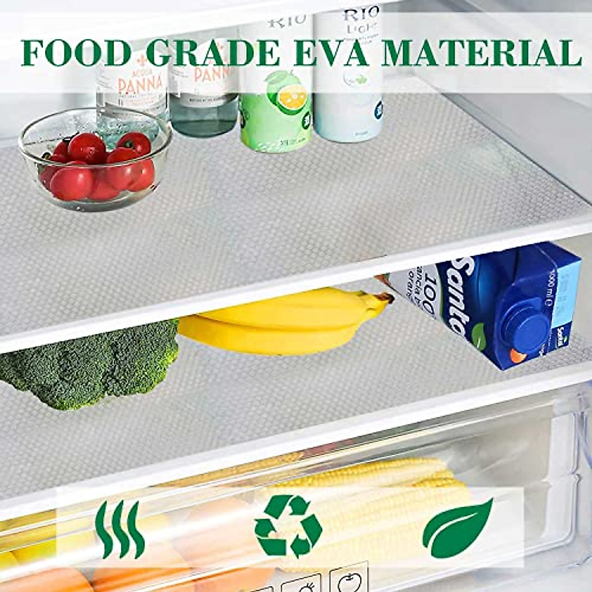 Oyiqar Shelf Liner, Non-Slip Cabinet Liner, 12 Inches x 20 FT Washable Oil-Proof for Kitchen Cupboard, Shelves, Refrigerator, Storage, Desks, Non Adhesive Drawers Kitchen Liner