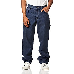Dickies mens Relaxed Fit Carpenter jeans, Indigo Blue, 34W x 34L US