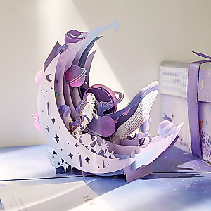 Ronghui 3D Pop up Birthday Cards,Greeting Cards,Creative Birthday Greeting Cards for Men and Women,Best Gift Cards,Thank You Cards for Friends, Women, Wife