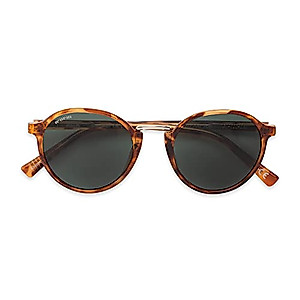 Foster Grant Sun Luv Summer of Love Round Sunglasses, Tortoise, 51mm