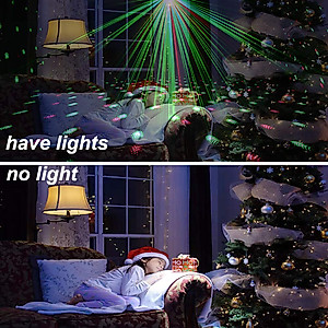 Party lights Strobe Stage Lights Disco DJ Lights Sound Activated with Remote Control Projection Effect for Karaoke KTV Club Parties Wedding Bar Festivals Stage Birthday Dancing Christmas