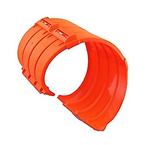 Hot Wheels Replacement Parts Playset FTH77 - Track Builder System Race Crate Die-Cast Car Track ~ Replacement Orange Loop Tracks AA, BB, CC