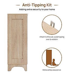 ALBAD Rattan Sideboard Cabinet with Drawers and Doors Boho Narrow Buffet/Storage Cabinets with Wood Adjustable Shelf Farmhouse Coffee Bar Cabinet for Living/Dining Room, Bathroom, Kitchen