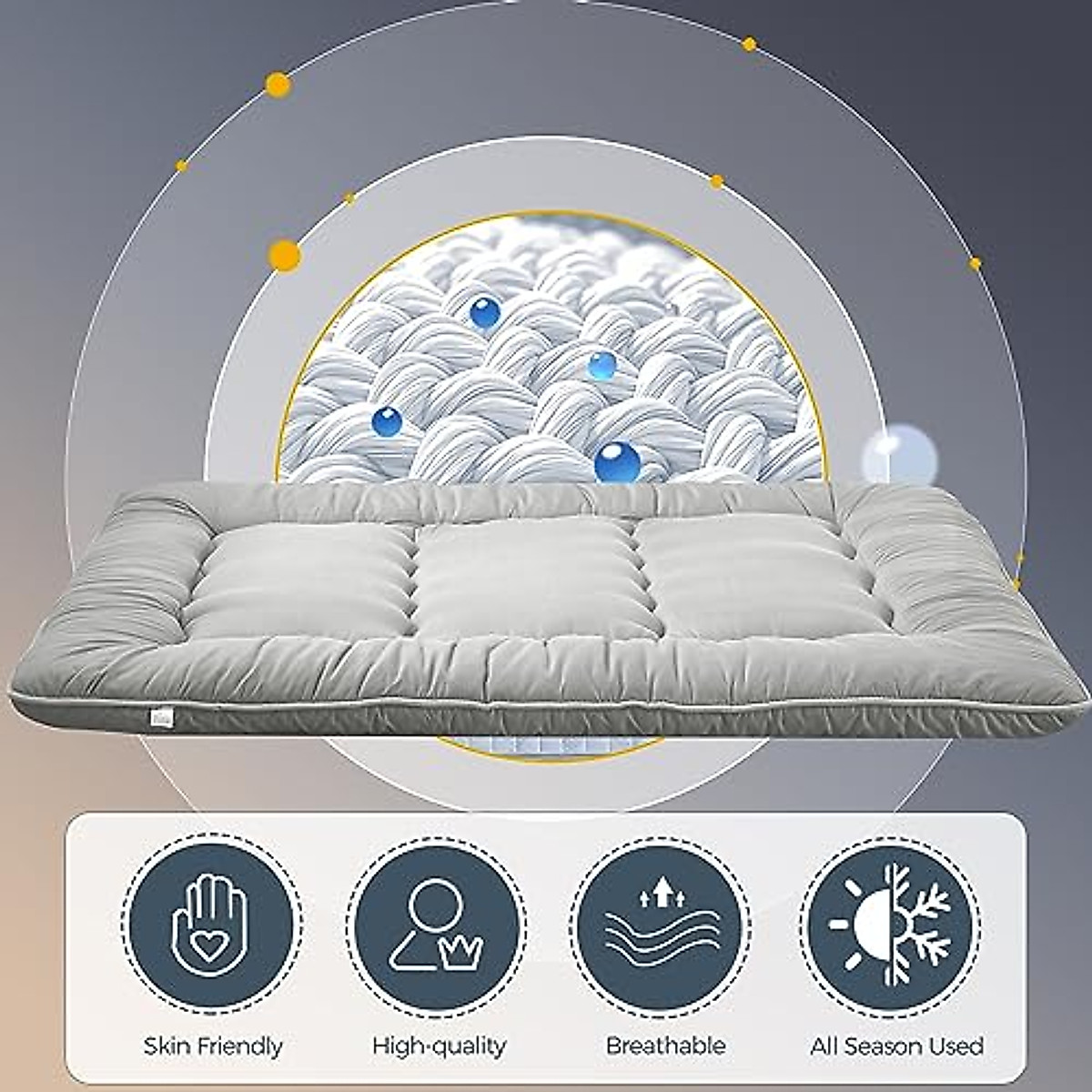 MAXYOYO 6" Extra Thick Japanese Floor Mattress Futon Mattress