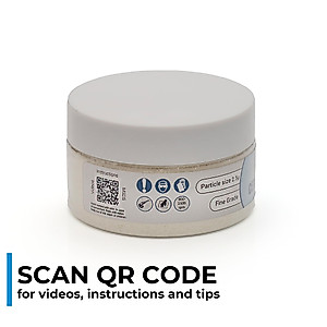 Glass Polish 90001 Cerium Oxide Fine Grade Glass Polishing Powder - TREO 95% - 2.5 microns – 1.76 Oz - White