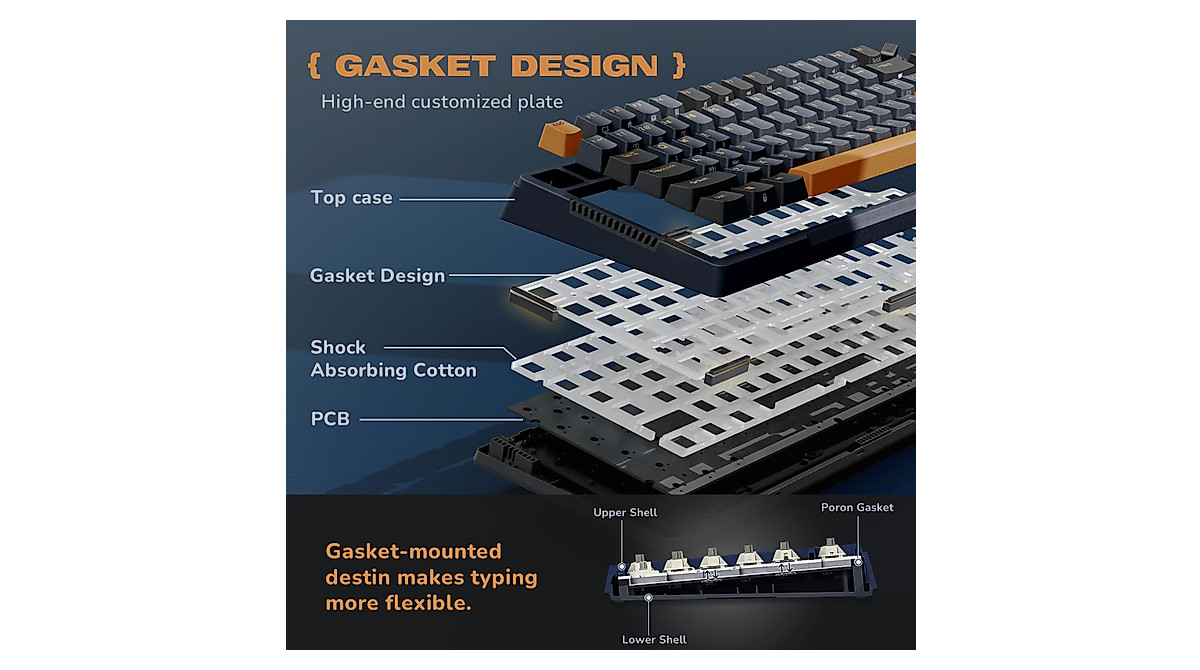 RK Royal Kludge H81 Wireless Gaming Keyboard