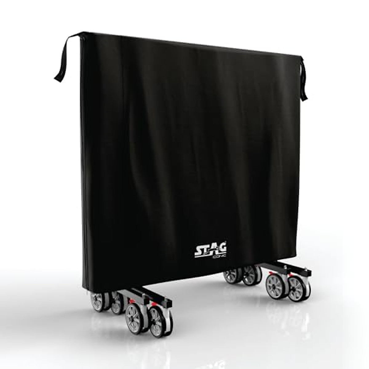 Stag Ping Pong 2 in 1Table Cover Fits Both Folding Tables & Flat Tables - Indoor & Outdoor (Black)…