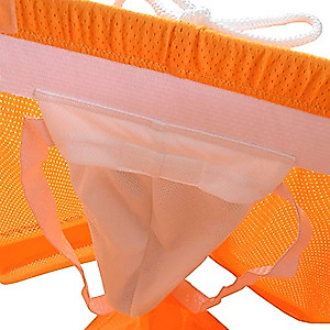 Bauer Core Mesh Jock Shorts, Orange, Men's, X-Large