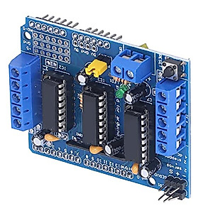 Stepper Motor Module, Simple Operation, Good Compatibility, L293D chip, Function Updates, Motor Driver Board for Electronic Experiments for DIY Robots