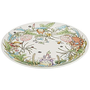 Noritake T50116A/4660-4 My Neighbor Totoro Plate, 9.1 inches (23 cm), Hiruga, Microwave Safe, 1 Piece, Bone China