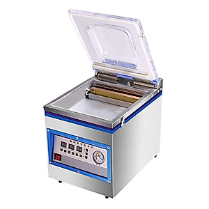 360W Chamber Vacuum Sealer Machine, 110V Commercial Kitchen Food Chamber Vacuum Sealer, with Micro Computer Control and Tight Buckle Design for Home Kitchen and Commercial