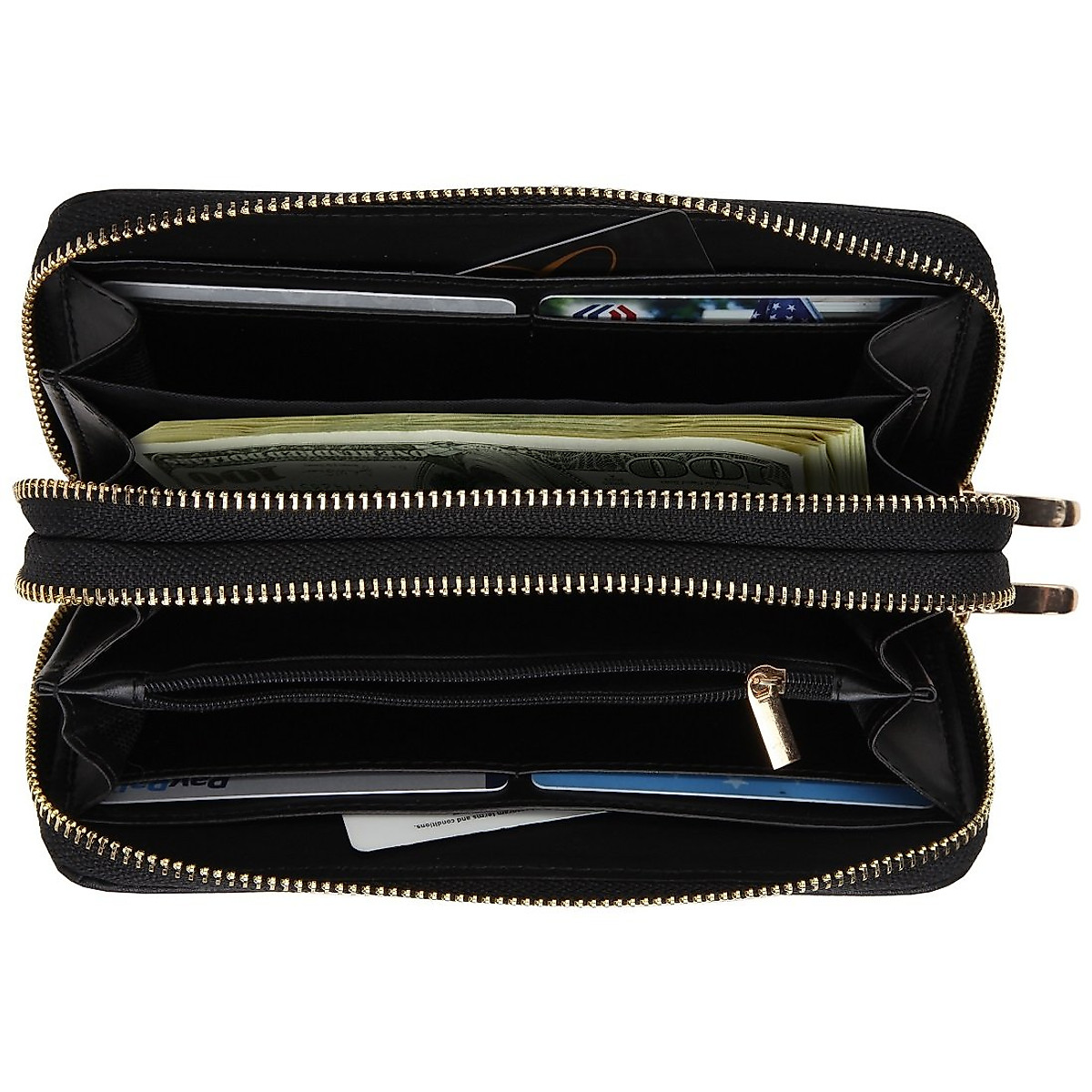 Home-X Rosette Wallet Black