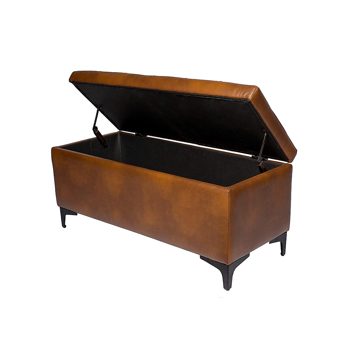 Sunpan Teegan Bench - Bravo Cognac