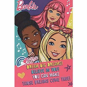 Heartline by Hallmark Dream Big Dreams! Barbie, Daisy and Nikki Birthday Card